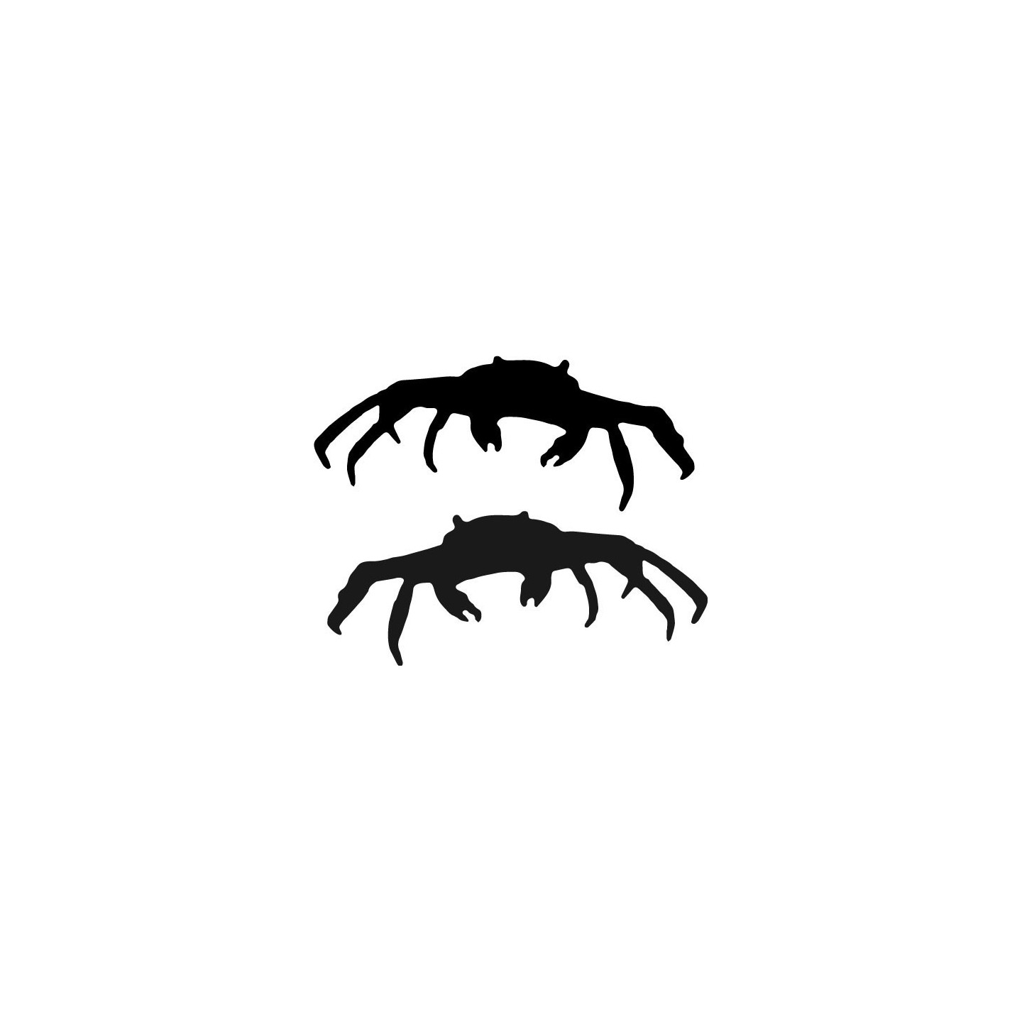 Crab Stickers – Sea Life Ocean Animal Decals (2-Pack)