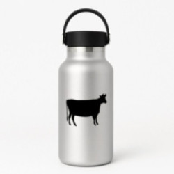Cow Stickers – Cattle Silhouette Livestock Decals (2-Pack)