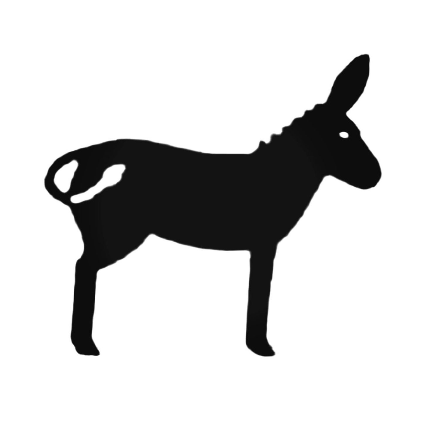 Donkey Stickers – Burro Mule Silhouette Decals (2-Pack)