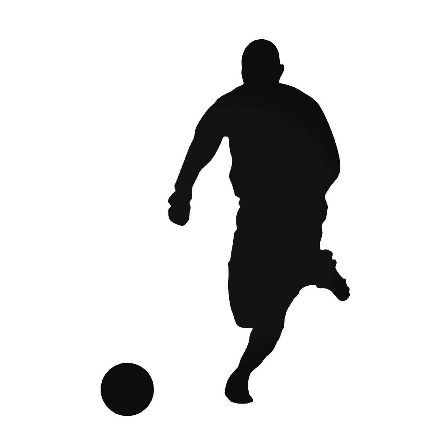 Buy Soccer Player Giving Attempted Pass Decal Sticker Online