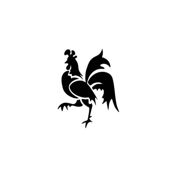 Rooster Chicken Stickers – Cockerel Decals (2-Pack)