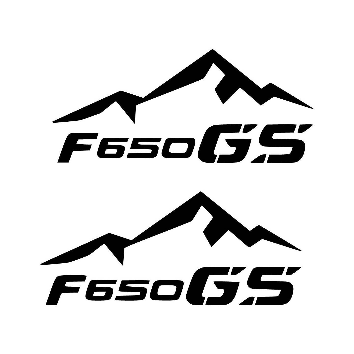 BMW F650 GS Stickers – F650GS Dakar Adventure Decals (2-Pack)