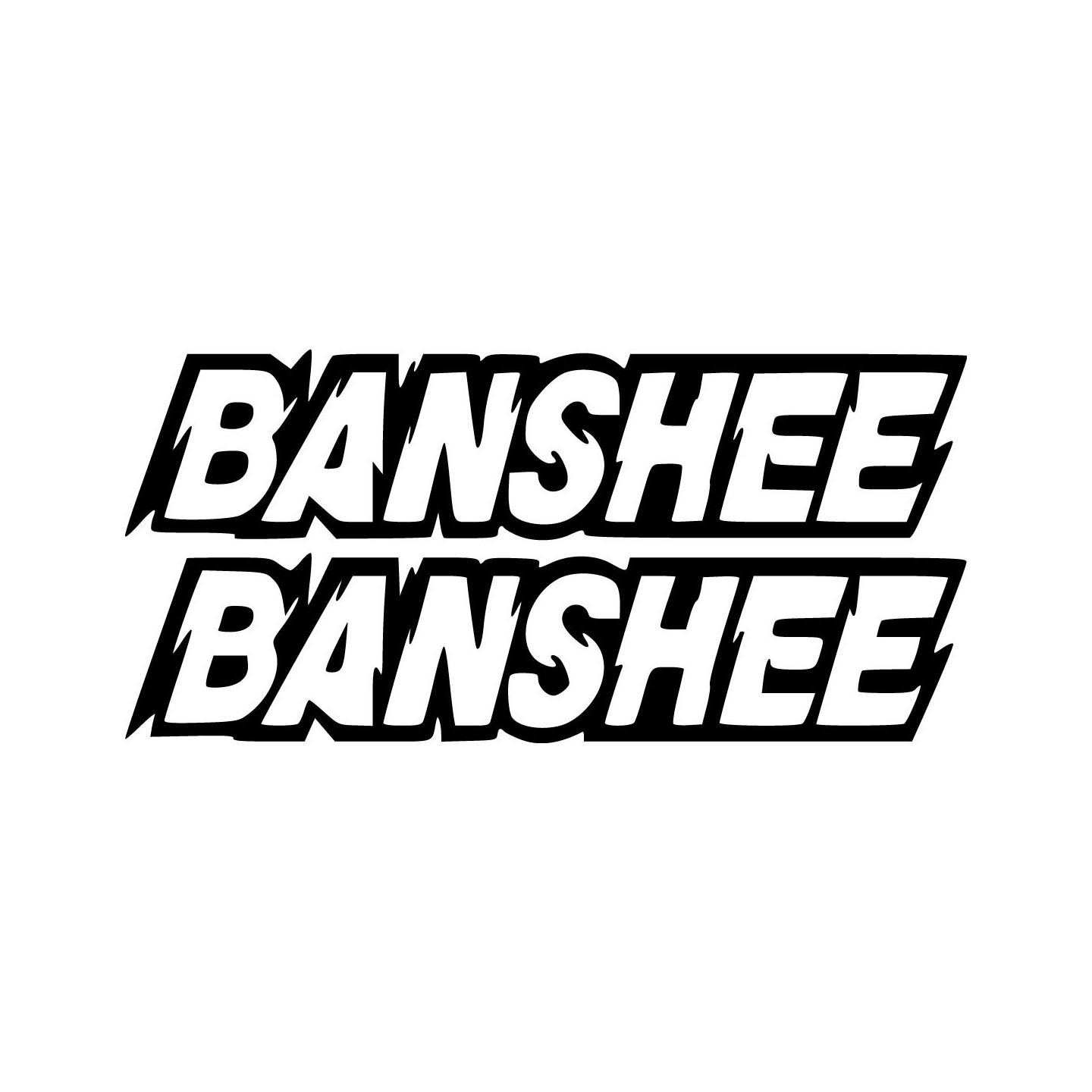 Yamaha Banshee Die Cut Stickers Decals - DecalsHouse
