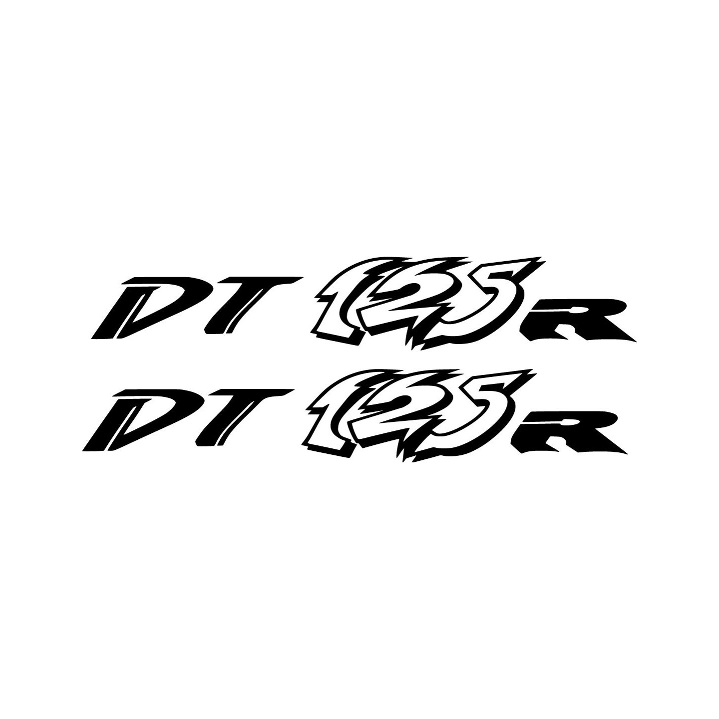 Yamaha Dt 125r Die Cut Stickers Decals - DecalsHouse