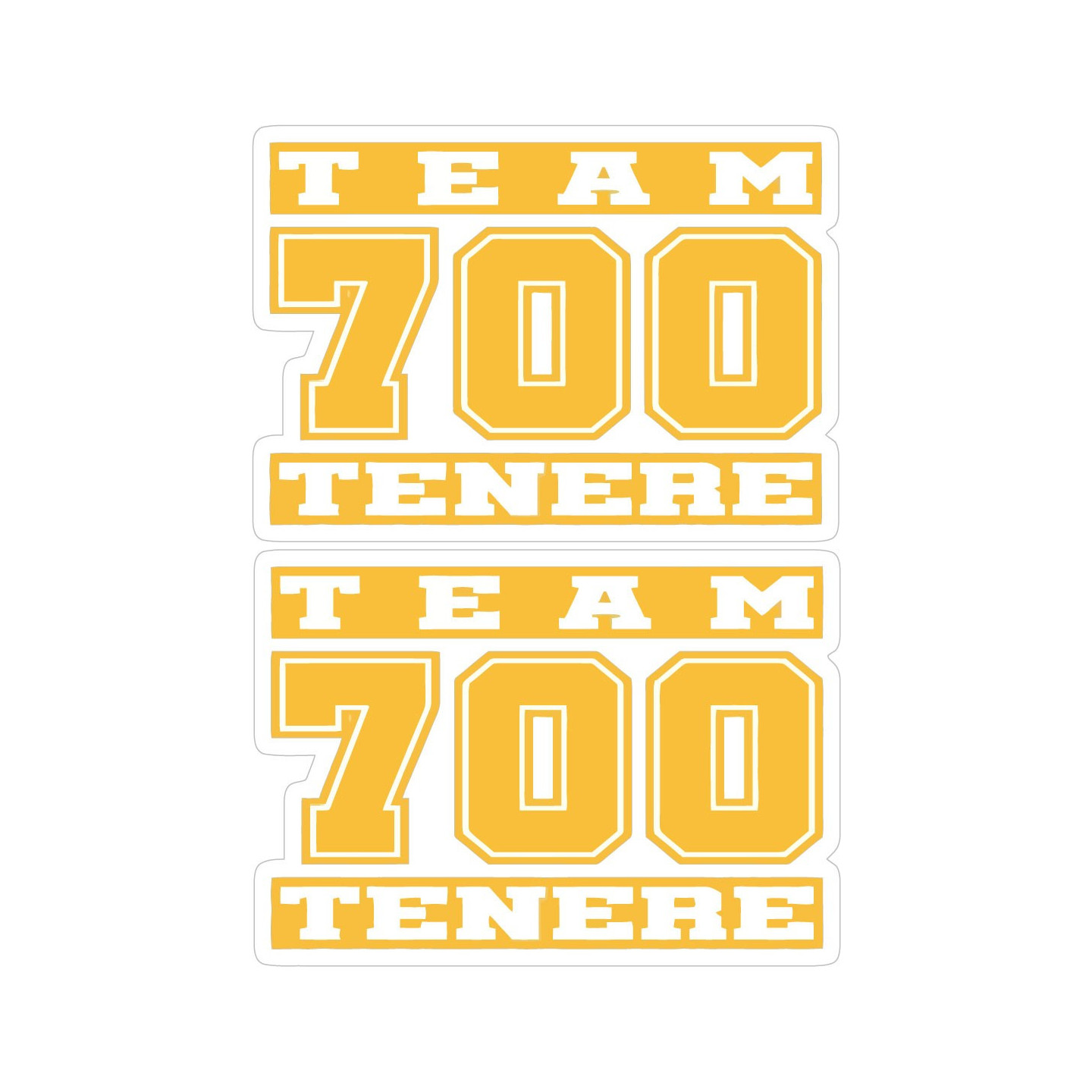 Yamaha Super Tenere Team 700 Stickers Decals - DecalsHouse