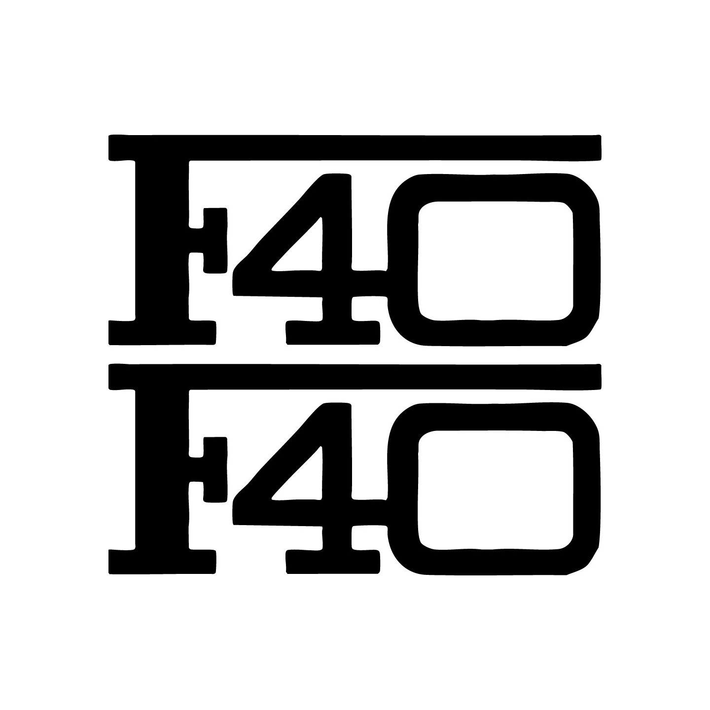 Buy Ferrari F40 Decal Sticker Online