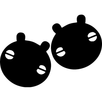 Angry Birds Hal Stickers – Boomerang Bird Decals (2-Pack)