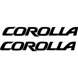 Buy Corolla Logo Vector Aftermarket Decal Sticker Online