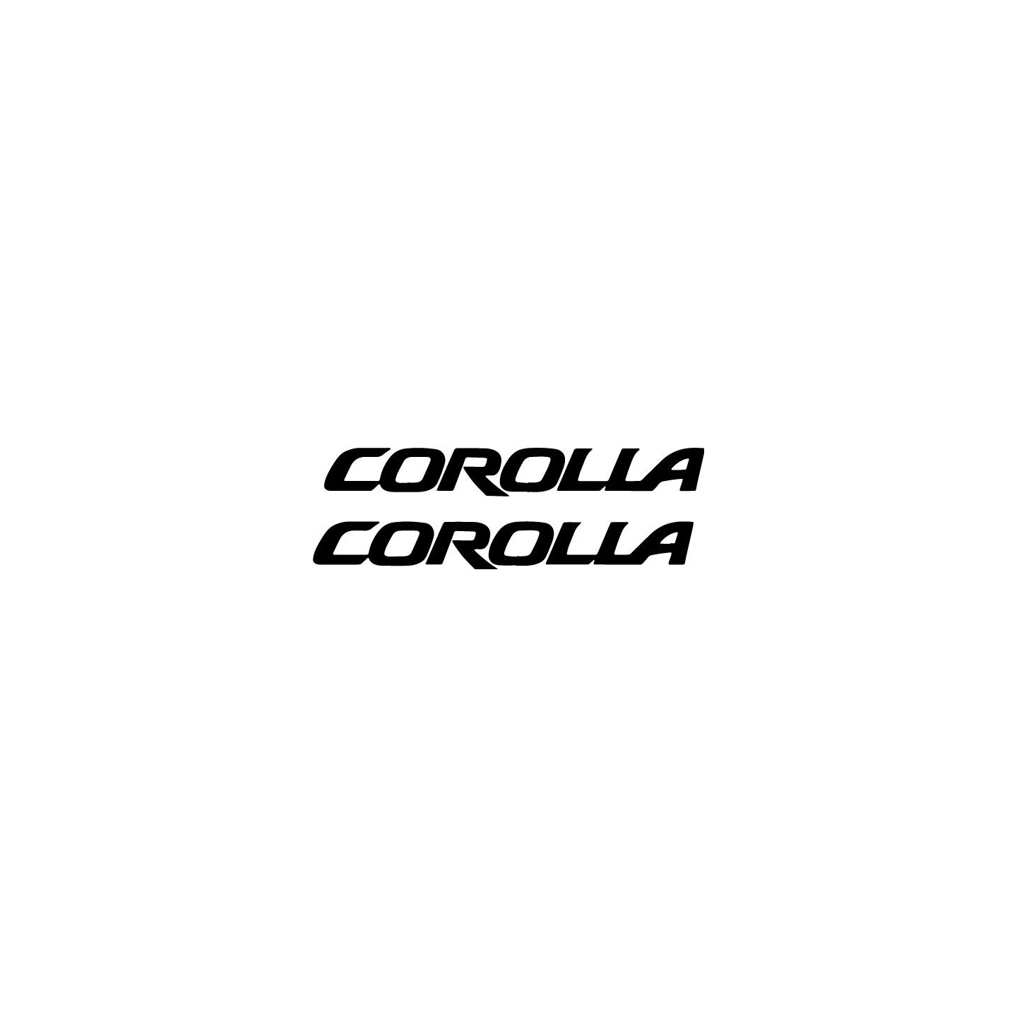 Buy Corolla Logo Vector Aftermarket Decal Sticker Online