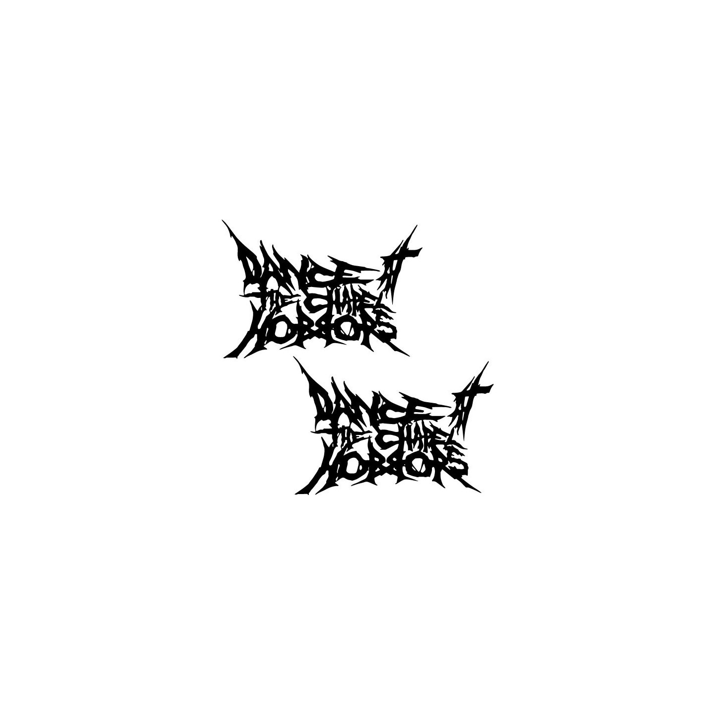 Dance at the Chapel Horrors Stickers – Metal Decals (2-Pack)